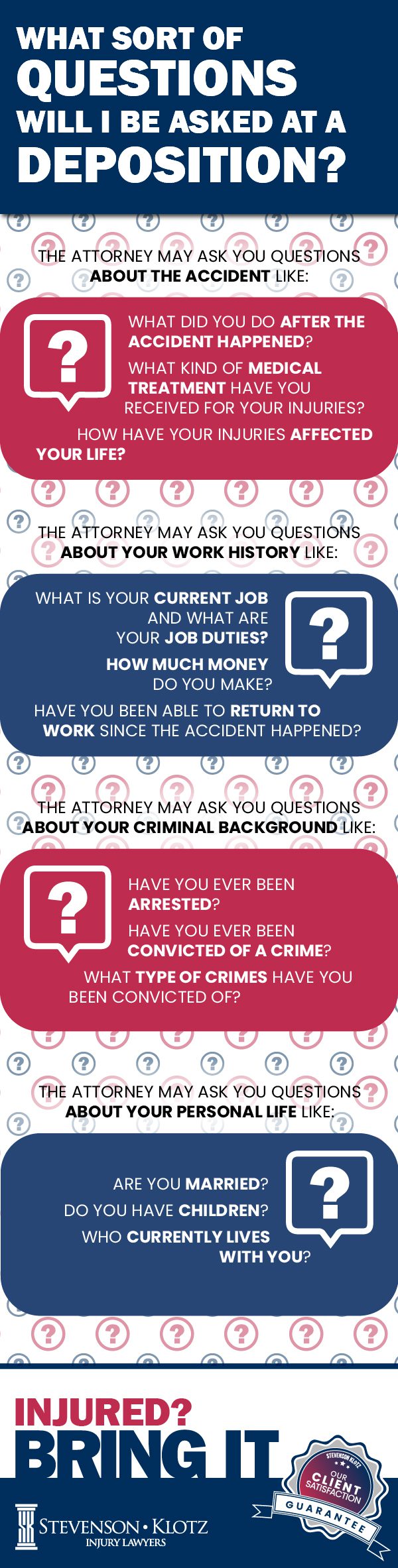 What to Expect in a Deposition for a Car Accident | Florida Law ...